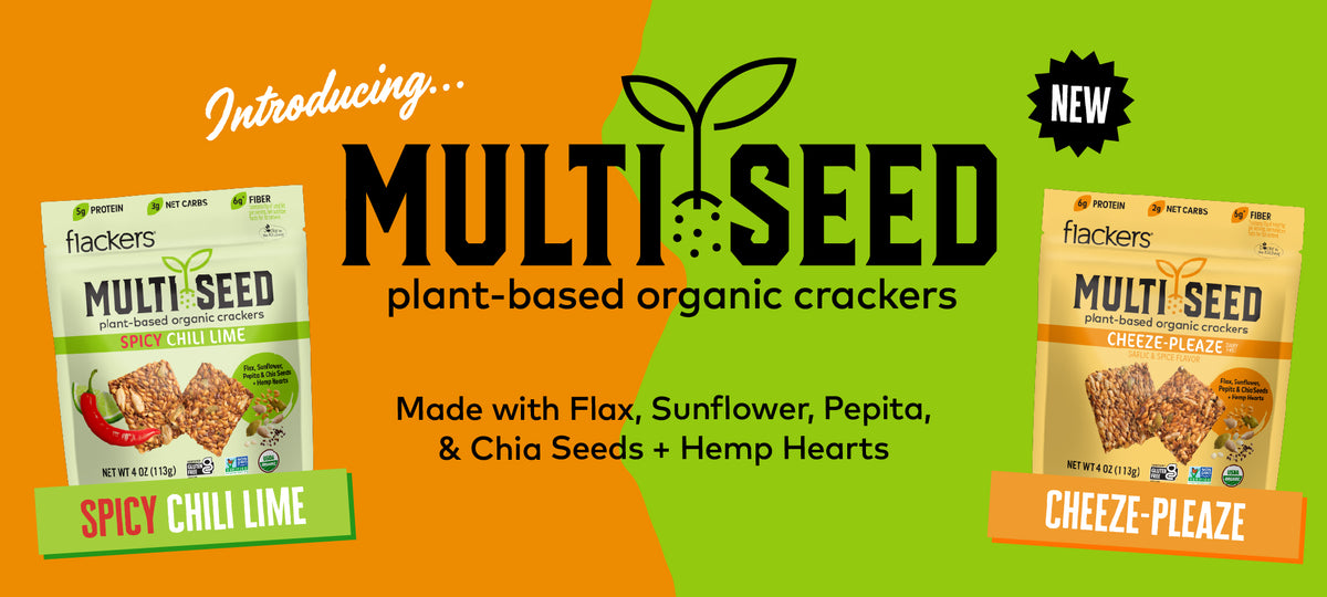 Flackers Organic Flaxseed Crackers