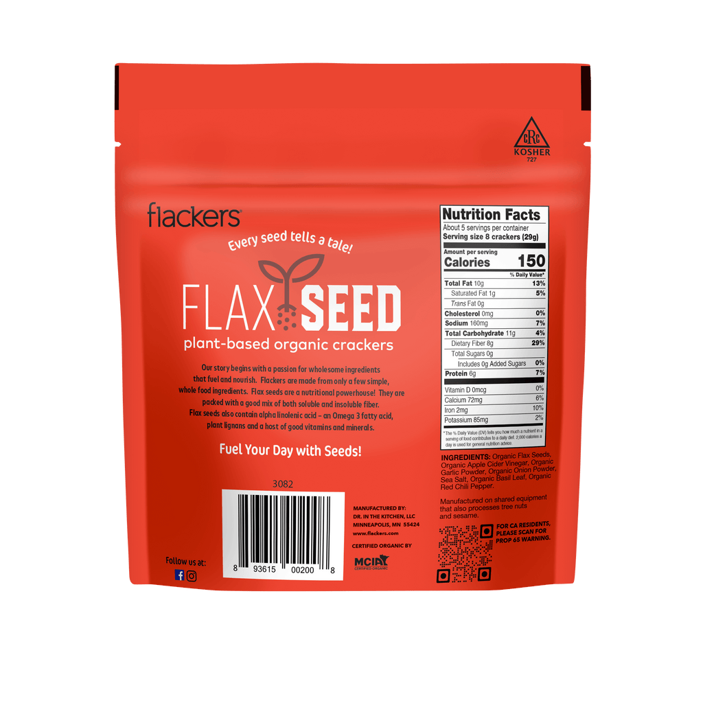 Savory Flaxseed Crackers – Flackers