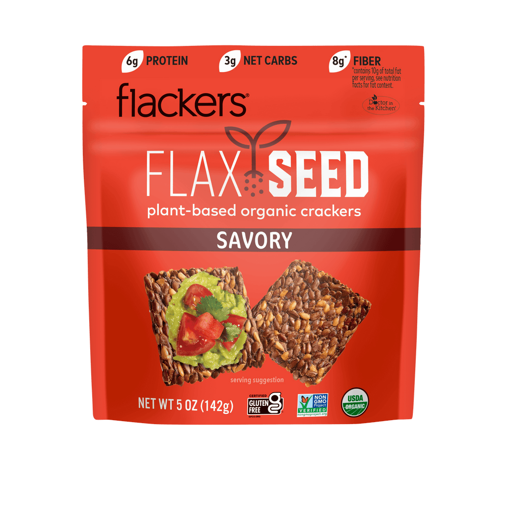 Savory Flaxseed Crackers – Flackers